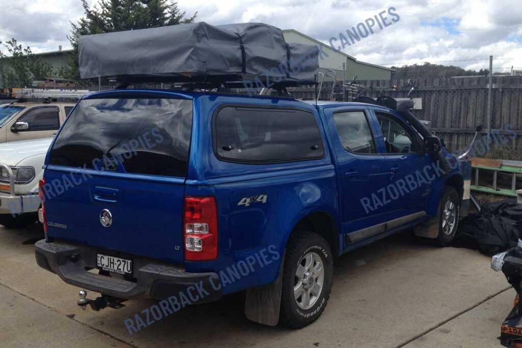 Holden Colorado SMM Steel Canopy | Razorback Canopies
