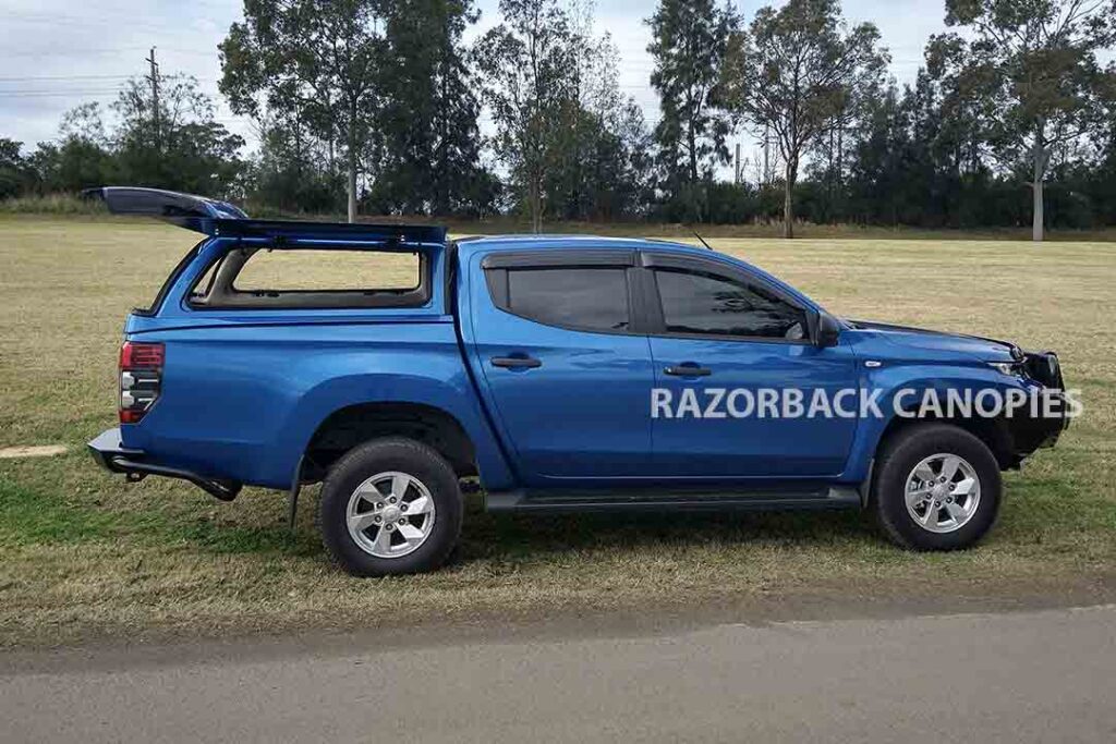 Mitsubishi Triton MR SMM Steel Canopy | Razorback Canopies