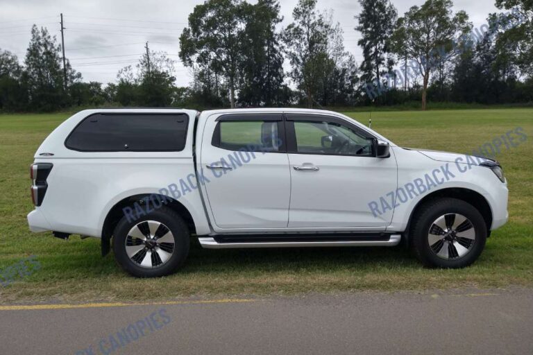 Isuzu D-Max Dual Cab Canopy | Razorback Canopies