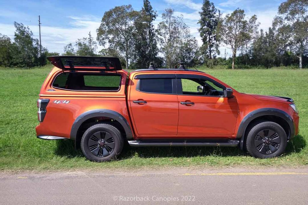 Isuzu D-Max Steel Canopy | Razorback Canopies
