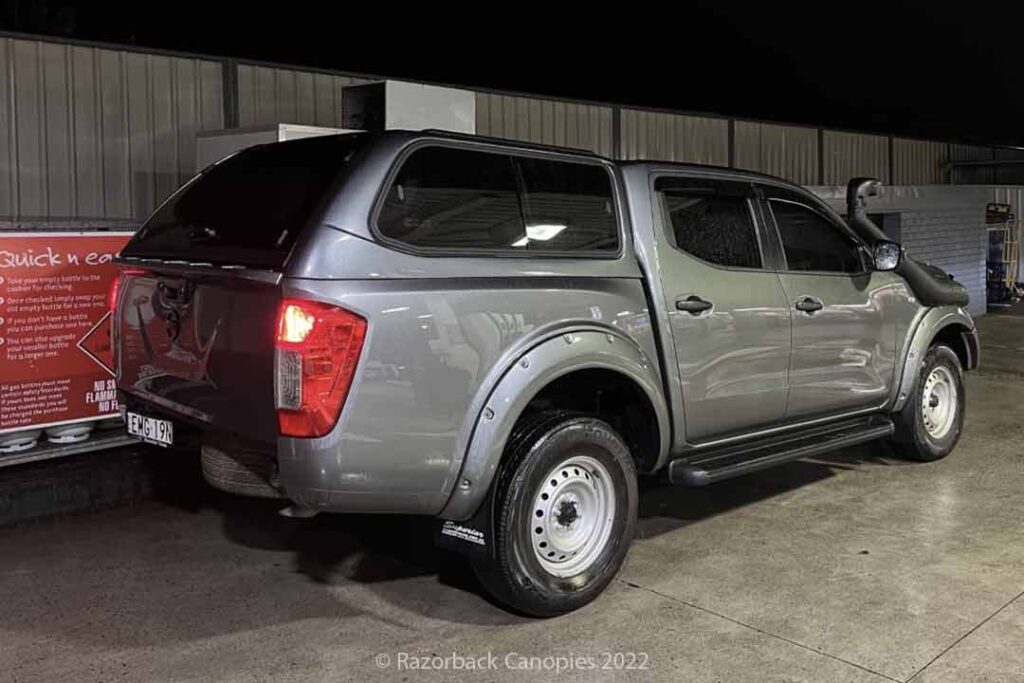 Nissan Navara – Dual Cab Fibreglass Canopy (2021+) | Razorback Canopies