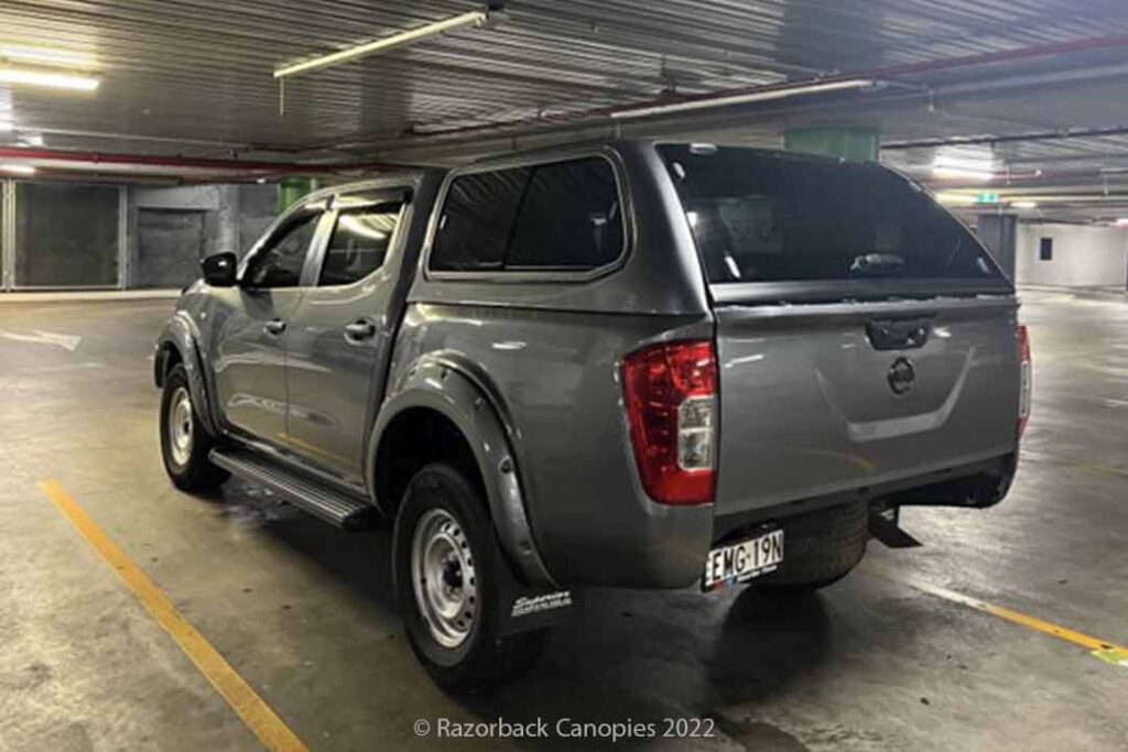 Nissan Navara – Dual Cab Fibreglass Canopy (2021+) | Razorback Canopies