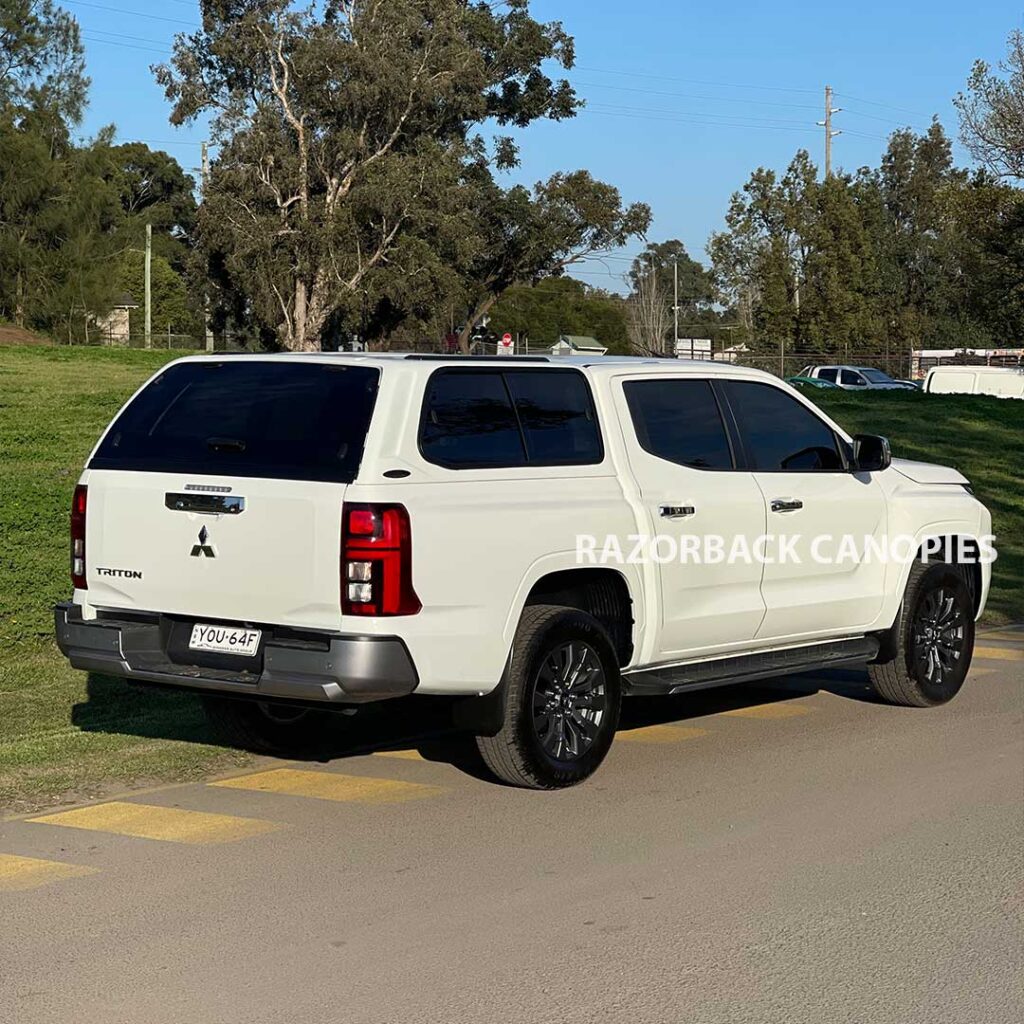 Mitsubishi Triton MV Dual Cab Canopy | Razorback Canopies